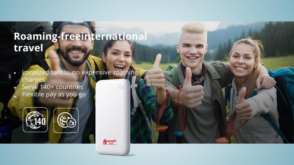 Global 4G Roaming FreeWiFi Hotspot - simplifisim
